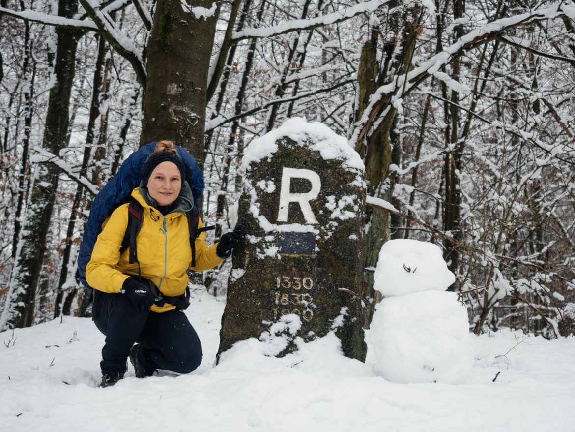 Rennsteig im Winter: mit Schneeschuhen durch den Thüringer Wald ...
